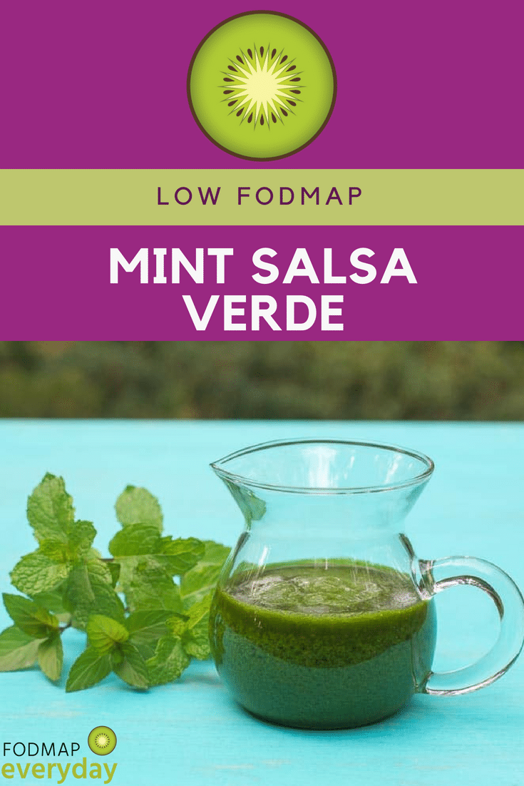 Low FODMAP Mint Salsa Verde - FODMAP Everyday