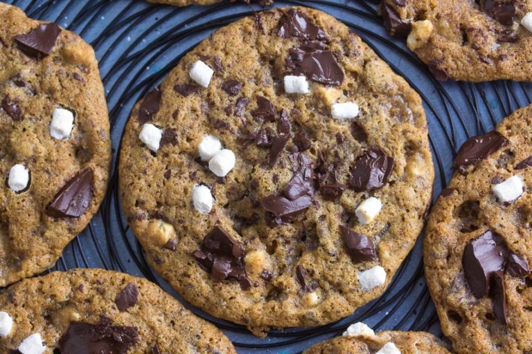 Low FODMAP S’More Chocolate Chunk Cookies - FODMAP Everyday