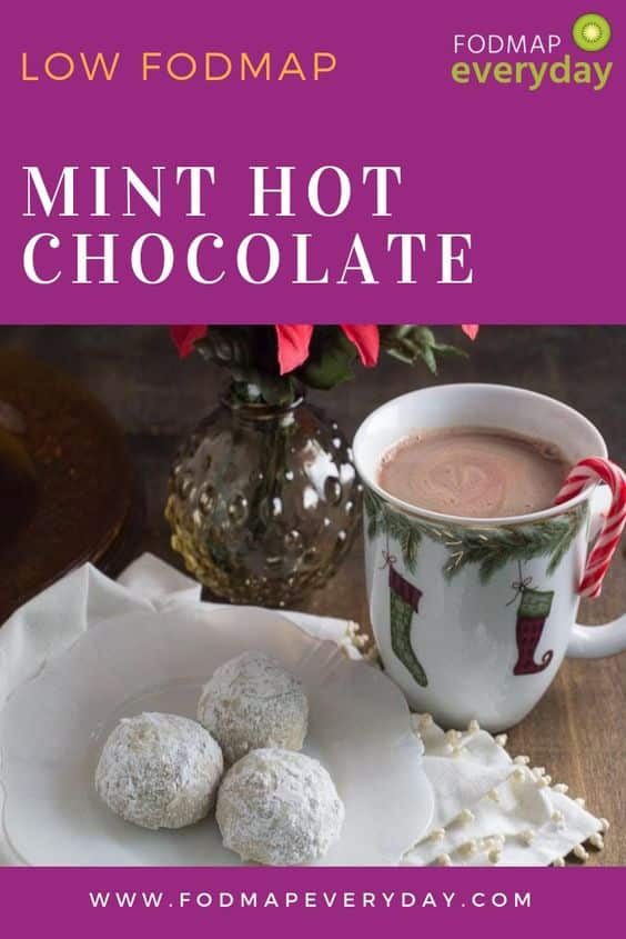 Low FODMAP Mint Hot Chocolate - FODMAP Everyday