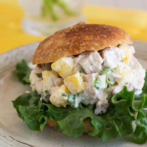 Low FODMAP Pineapple Chicken Salad - FODMAP Everyday