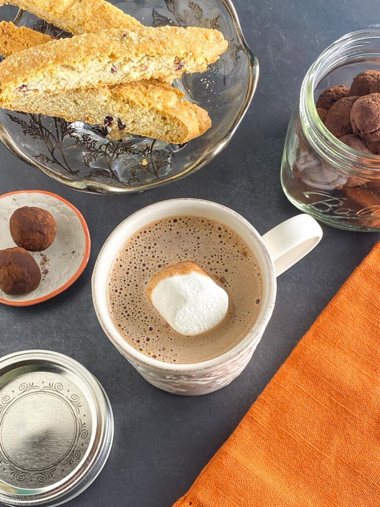 Low FODMAP Hot Chocolate Truffle Bombs - FODMAP Everyday