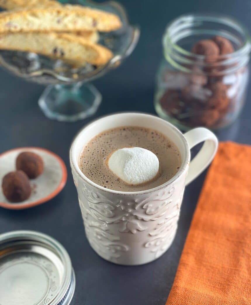 Low FODMAP Hot Chocolate Truffle Bombs - FODMAP Everyday