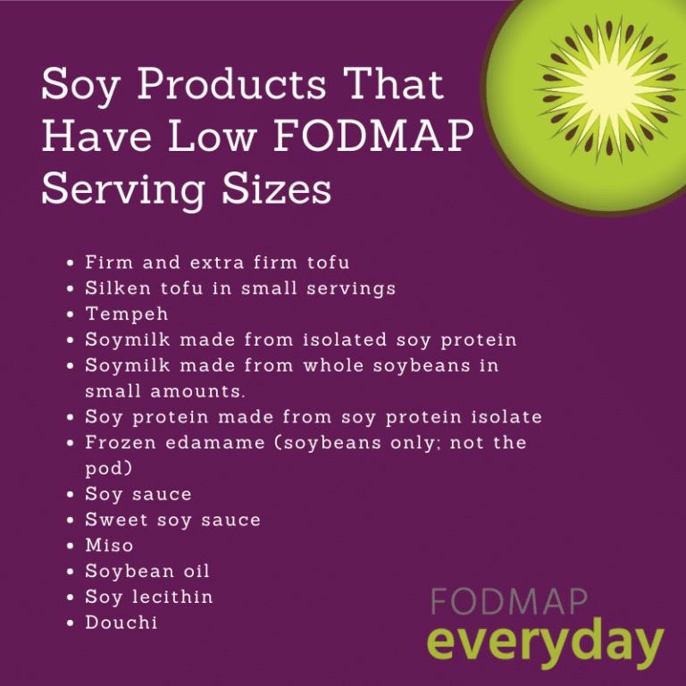 Soy and The Low FODMAP Diet - FODMAP Everyday