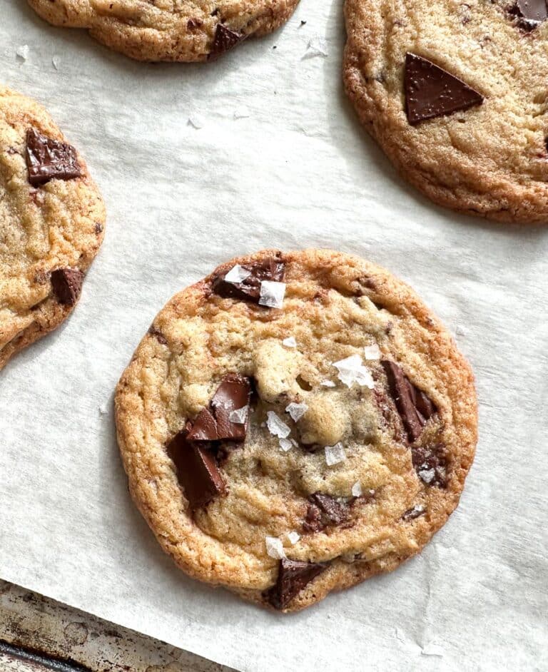 Low FODMAP Tahini Chocolate Chunk Cookies - FODMAP Everyday