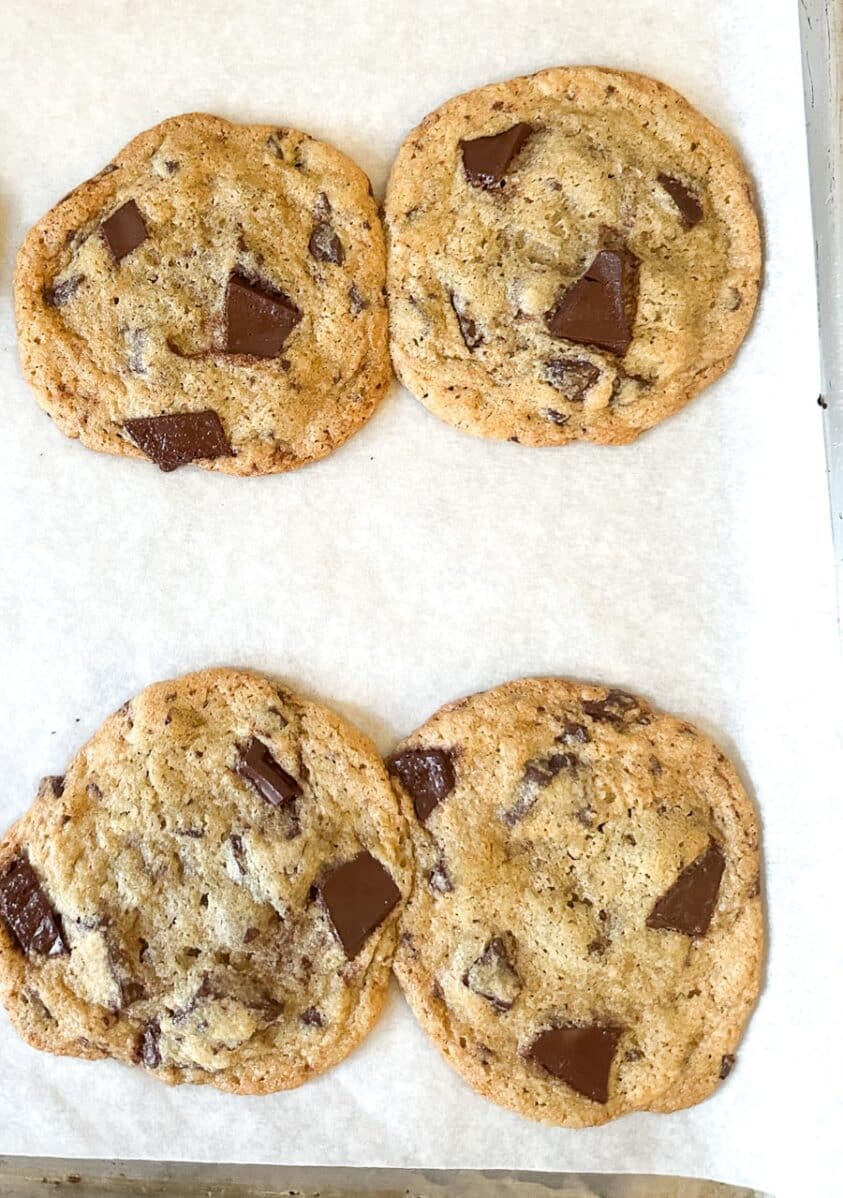 Low FODMAP Tahini Chocolate Chunk Cookies - FODMAP Everyday